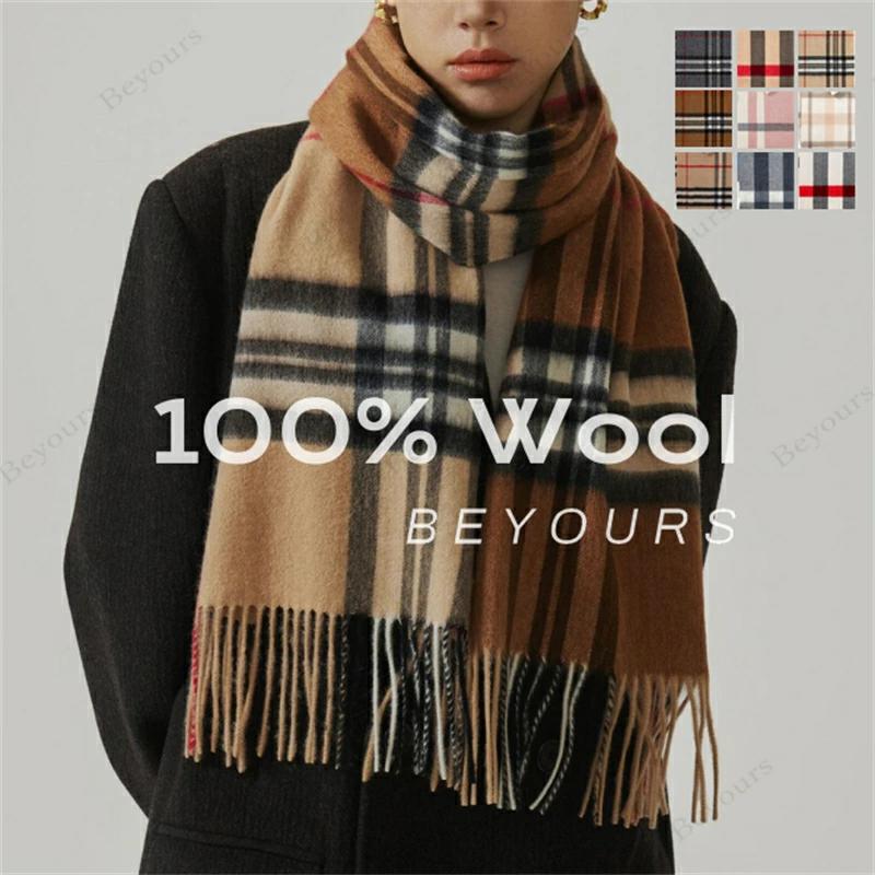 【素材】ラムウール100%【重量】133g【セット内容】マフラー【サイズ】長さ：約190cm 幅：約31cm※平置きサイズです。※サイズはメーカー採寸になります。1-2cmの誤差はご容赦下さいませ。●生地を織る際の糸の継ぎ目や多少のほつれが...