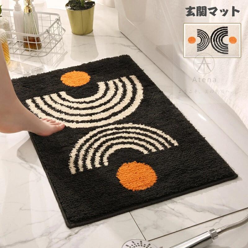 【商品名】■玄関マット 【材質】 ■ポリエステル 【サイズ】 ■40×60cm 45×70cm 50×80cm 【商品説明】 ■【【抜群の吸水性・速乾性】 表面はマイクロファイバー素材を使用して、表面の繊維には複数の吸水孔があり、瞬間的に水...