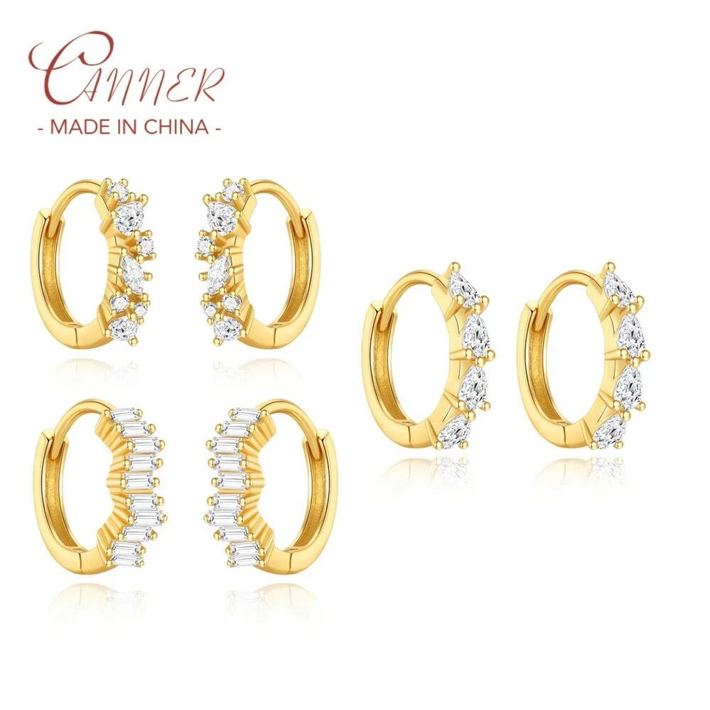 本商品は海外からの発送となり到着までに2週間程度を頂戴します。予めご了承くださいませ。商品名925 スターリング シルバー エレガント 気質 フープ ピアス レディース 18K ゴールド プレート 水 ドロップ ジルコン ジルコニア Ins...