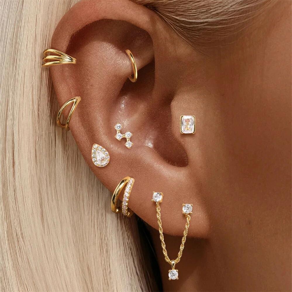 本商品は海外からの発送となり到着までに2週間程度を頂戴します。予めご了承くださいませ。商品名1個 S925 シルバー ライト 贅沢 ジルコン ジルコニア スタッド ピアス シンプル パーティ 絶妙 耳 イヤー ジュエリー レディース ギフト...