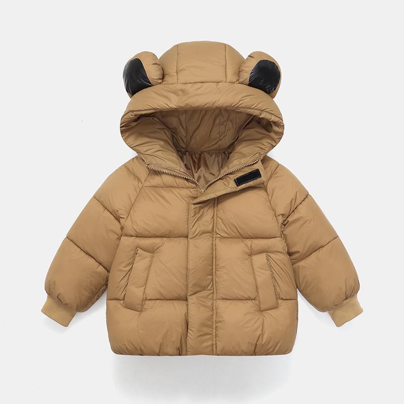 ・商品カテゴリ: 子供用綿入りジャケット・対象: 男の子・スタイル: 韓国風・対象年齢: 1〜3歳 (80〜100cm)・シーズン: 冬・詰め物: シルク綿(ポリエステル繊維)・フード: あり・厚さ: 厚手・柄: 無地・素材: ポリエステル...