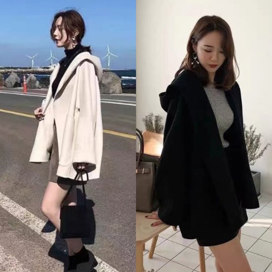 商品説明これからの季節の変わり目に1枚は持っておきたいお洒落カジュアルなフーディーコート♪ダボっとしたシルエットとお尻まで隠れる長さが特徴的で全体的にカバーしてくれる優れもの◎シンプルな色合いなのでどんなコーデにも取り入れやすくデイリー使い...