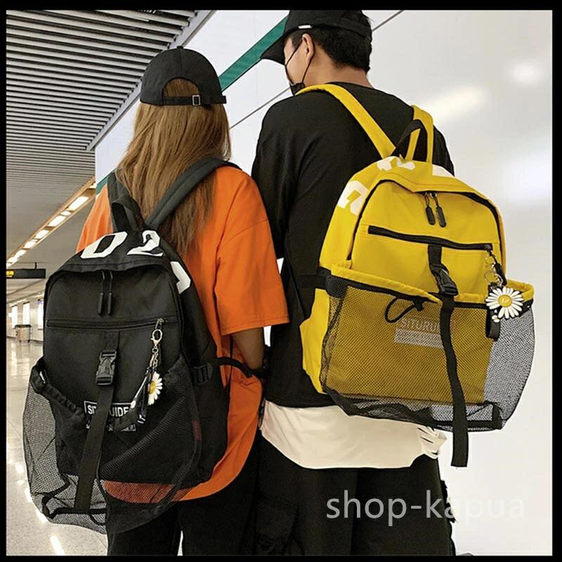 【商品【カラー】：ブラック、グリーン、イエロー サイズ：41*31*13 CM(約) 人気スポーツから、ボールが収納できる便利なバッグのご紹介です。 リュック本体は通学や部活にピッタリの大容量仕様！ ボールが外側に収納できるので、リュックの...