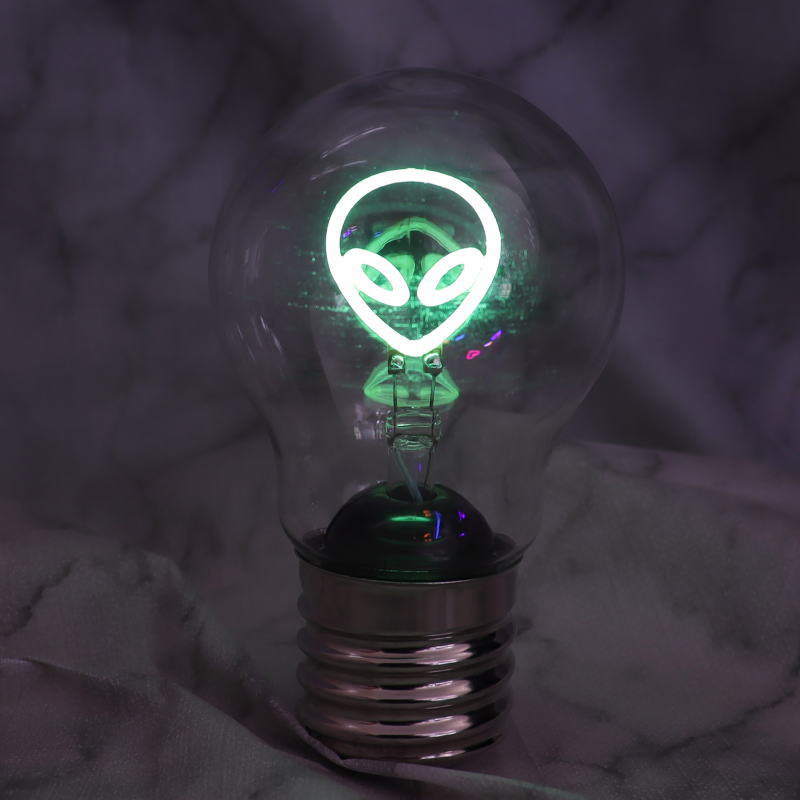 商品名 LEDバルブライト（宇宙人） 品番 LF-0643E 商品説明 LEDバルブライトは、お部屋を華やかにする充電式のライトです。どんな空間も明るく楽しい雰囲気に変えてくれます。充電式なので、コンセントの場所を気にせず自由に配置可能。パ...