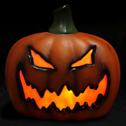 商品名 メラメラパンプキンランタン 品番 HW-2018 商品説明 スイッチを入れると、かぼちゃの中のLEDライトが本物の炎のようにメラメラと光ります。便利なタイマー機能で、4時間点灯後に消灯・20時間後に再び点灯します。（タイマー無しでは...