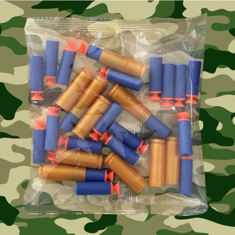 【対応トイガン種類】 TY-1148 アサルトスター 当店取扱いトイガンシリーズ用の弾丸（スポンジ弾）のセットです。 本体付属分の予備弾としてご利用ください。