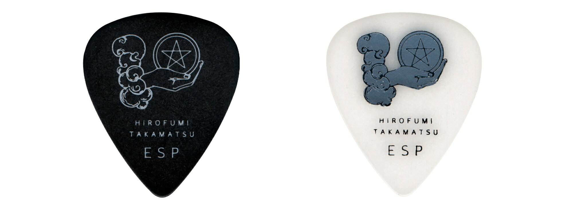 【ネコポス対応商品】 The Novembers/Petit Brabanconで活躍するベーシスト高松浩史のSignature Pick。 ポリアセタール製で厚さは0.7mm、ティアドロップ型の薄めのピックです。裏面は無地です。 ※画像は...