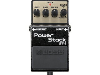 BOSS Power　Stack　ST-2 ST-2は、ビンテージ・スタック・アンプ特有のサウンドと、幅の広い歪みサウンドを生み出す新感覚のコンパクト・エフェクターです。スタック・アンプのパワー感と弾き心地、そして上質な箱鳴り感を創出。また...