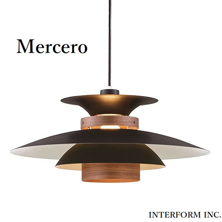 商品情報商品名Merceroメルチェロ ペンダントライトメーカーINTERFORM INC. インターフォルムサイズφ50 x H23.5cm全高54.5cm〜124.5cmまで調節可材　質スチール、木重　量2.5〜2.6kgスイッチ壁スイ...
