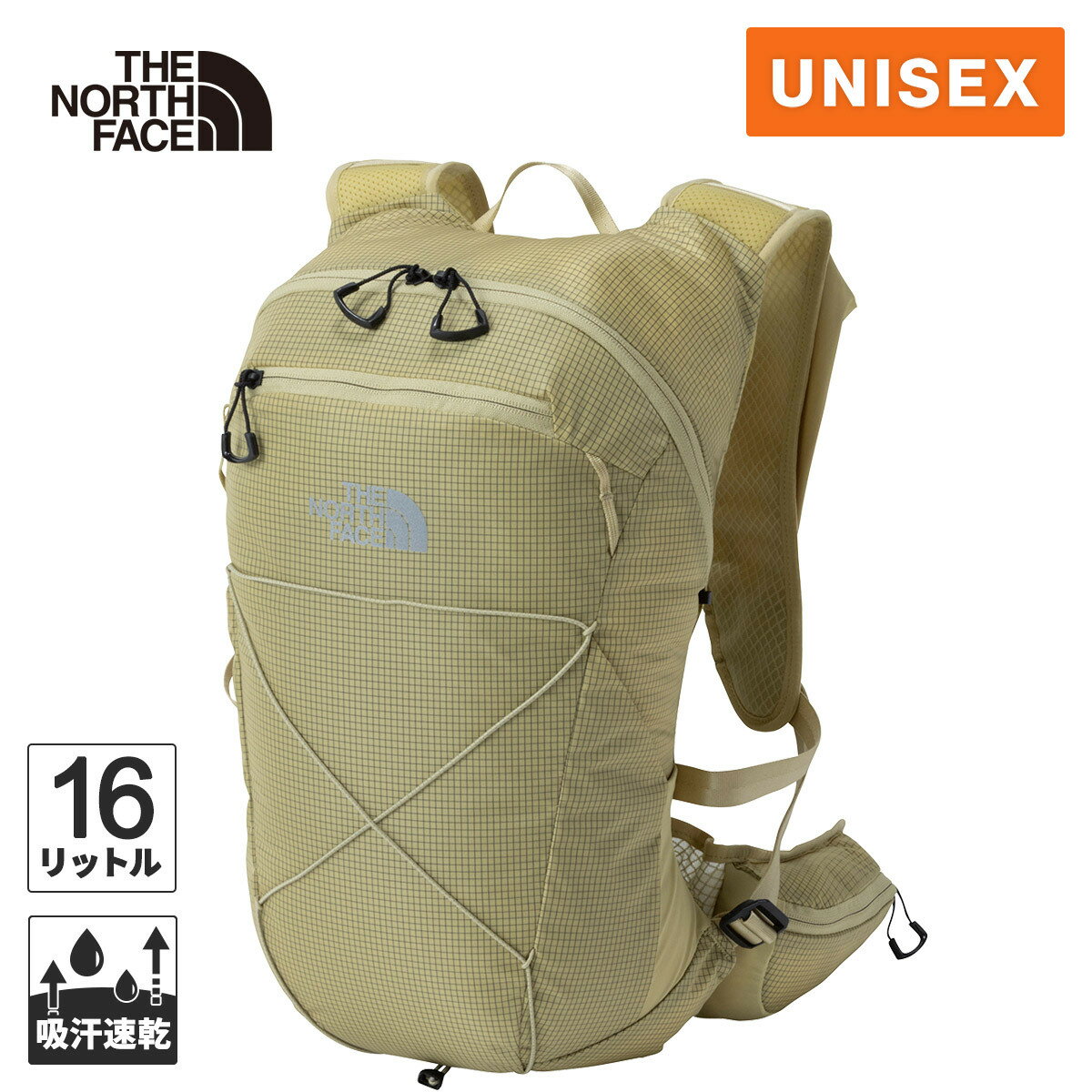 レースにも対応するフィット感と機能性を併せ持った小型（容量：16L）トレイルランニングパックです。メインファブリックには軽量ながらも耐久性に優れた100デニールリサイクルROBICナイロンを使用しています。ショルダーハーネスの長さは簡単に調...