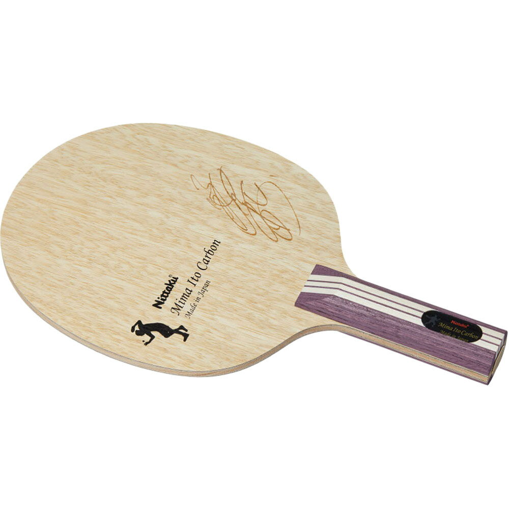 伊藤美誠カーボンデビューMima Ito Carbon blade released on her 20th birthday。アコースティックにしなやかで安定感のあるFEカーボンを表面板に近い位置に挟み込み、より高いスピード性能を実現。両...