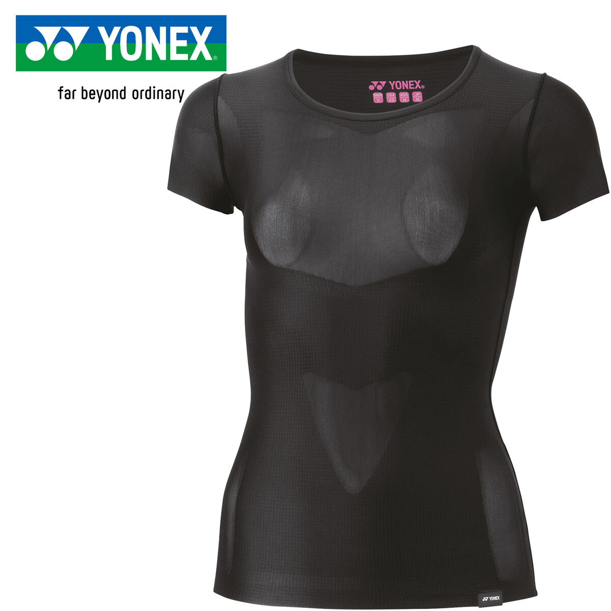 日本バドミントン協会審査合格品。コアバランスを整え、瞬発力のある理想の動きへと導くアスリート向けアンダーウェア※着圧感のあるウェア（コンプレッションウェア）です。※画面上と実物では多少色具合が異なって見える場合もございます。ご了承ください。...