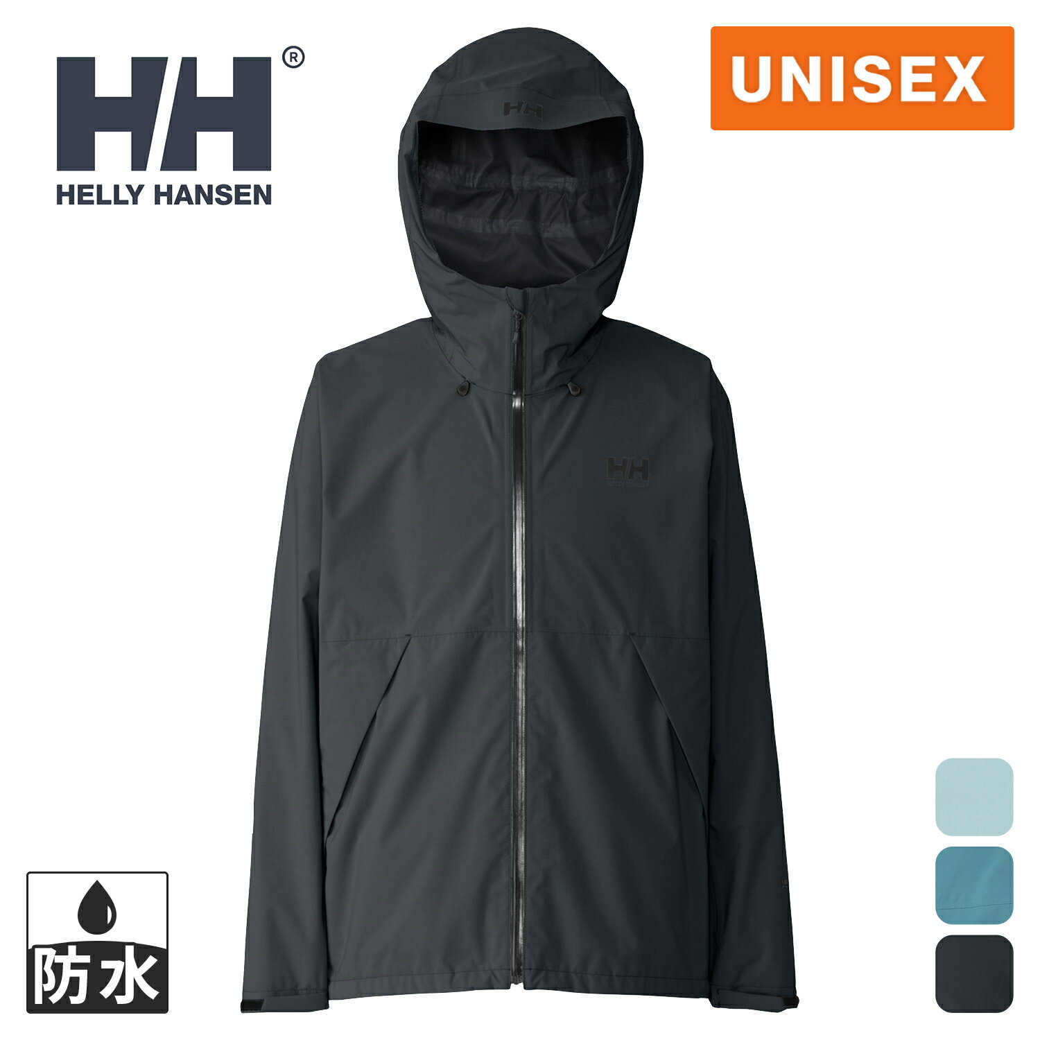 旅行やトレッキングなどさまざまなシーンでマルチパーパスに使いやすい、軽量でシンプルな防水ジャケット。40デニールの防水透湿性を備えた2.5層構造で、軽量感のある生地を採用。透湿度が高いため、衣服内がムレにくく快適です。フロントは、止水ファス...