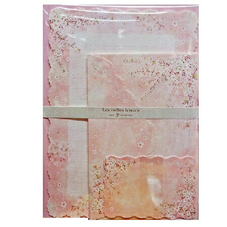 　●発売元　クリエイトジー株式会社　●便箋 10枚　封筒　4枚入　●便箋サイズ　185×135mm　●封筒サイズ　100×145mm　●仕様　ダイカット　●ミニカード4枚入季節のお手紙でご挨拶を…春爛漫！満開の桜と桃色がとてもすてきなレター...