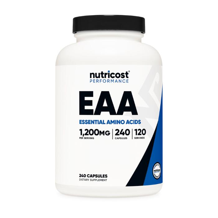 商品情報名称EAAカプセル原材料名L-ロイシン、L-リジン塩酸塩、L-イソロイシン、L-バリン、L-スレオニン、L-フェニルアラニン、L-ヒスチジン、L-トリプトファン、L-メチオニン、ヒプロメロース（セルロース）カプセル、ステアリン酸（植...