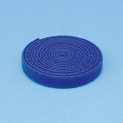 フリーカットタイプの面ファスナー。ケーブルなどを簡単結束。ブルー・1.5m。CA-MF5BN サンワサプライ＜特長＞●表裏がくっつく面ファスナーです。●必要な長さに切って使用できます。●取り外して再利用が可能です。※パッケージ違い、長さ2m...