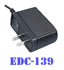 ACアダプター(充電用) EDC-139　\1,890 （\1,800）