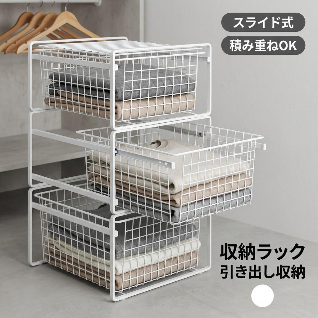 ITEM INFORMATIONスタッキング収納ラック幅35cm 奥行43cmホワイト2段・3段対応アイアン製連結式・積み重ね可能・省スペース収納ラック スタッキング 連結 2段 Mサイズー2段 Mサイズー3段 Lサイズー2段 Lサイズー3段