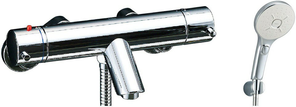 サーモスタット付シャワーバス水栓 エコアクアスイッチシャワーSPAメッキ仕様付 呼び径13mm 吐水口長さ：固定66mm 吐水タイプ：整流 スイッチシャワーとの組み合わせについて ジュエラ、eモダン、アウゼシリーズとスイッチシャワーを組み合...