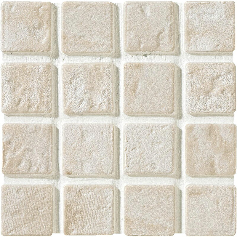 こちらは後払い決済不可商品となります。 クレジットカード決済/コンビニ決済もしくは銀行振込にてお申し付けください。 シート当個数：11x11個 目地幅（縦）：4.3mm 目地幅（横）：4.3mm 材　質　：施釉｜I類｜磁器質｜乾式成形｜耐凍...