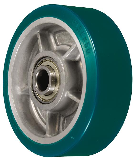 重荷重用車輪 R型 重荷重用ダイカスト製ウレタンゴム車輪 サイズA(mm)： 100 タイプ：R型 重荷重用ダイカスト製ウレタンゴム車輪 品　番：R-100 最大荷重(daN)：300　、306.0kgf ボス幅B(mm)： 56 タイヤ幅...