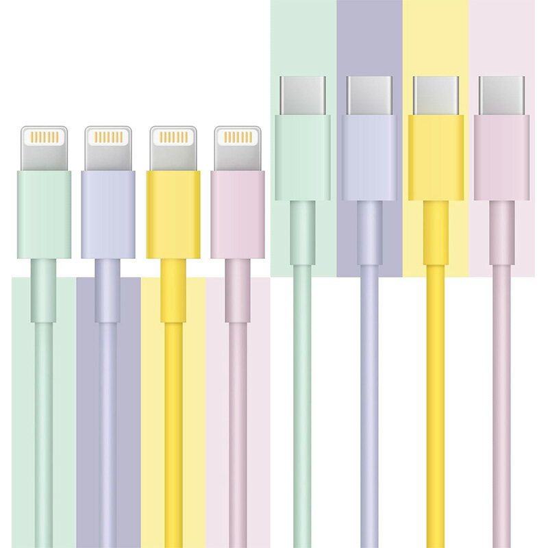 【安全な高速充電&データ転送】iPhone 強化ジョイント設計のusbc ライトニングケーブル iphone 充電ケーブルは、安全な高速充電と高速データ転送をサポートし、デバイスをより適切かつ迅速にiPhone 充電できます。 警告メッセー...