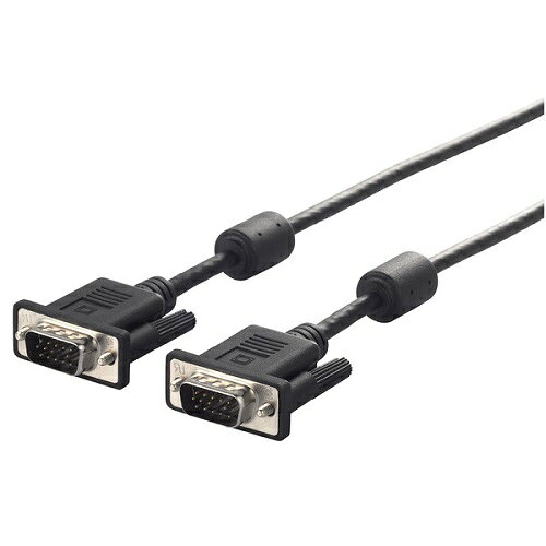 対応機種:パソコン(VGA)とHD-D-Sub仕様(15ピン)のCRTや液晶ディスプレイ、液晶テレビ等 コネクター形状:HD-D-Sub15ピン(オス) HD-D-Sub15ピン(オス) ケーブル径:約4.5mm 本体寸法(ケーブル長):5...