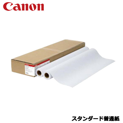 ■スタンダード普通紙●サイズ：24インチ●用紙の幅と巻長さ：610mm×50m×2本●坪量(g/m2)：64●オートカット : ○