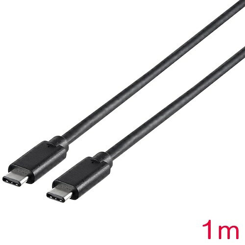 ●長さ : 1.0m●色 : ブラック●端子 : USB Type-C(オス)、USB Type-C(オス)●規格 : USB3.1(Gen1)/ 3.0 / 2.0 / 1.1●本体重量 : 46g