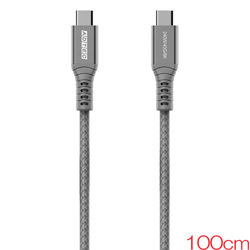 入力端子:Type-C (オス) ⇔ Type-C (オス) データ転送速度:40Gbps (8K/60Hz映像通信対応) / DP Alt Mode (オルタネートモード) 電圧:最大240W/48V/5A (eMarker搭載） 使用温...