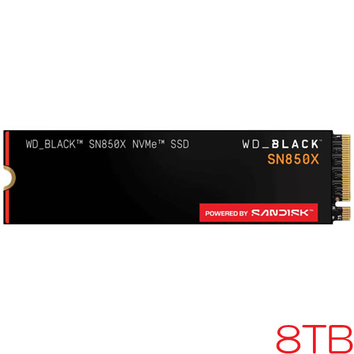 容量:8 TB フォームファクター:M.2 2280 コネクタ:M.2 シーケンシャル読み出しパフォーマンス:7200MB/s シーケンシャル書き込みパフォーマンス:6600MB/s ランダム読み出し最大:1200K IOPS ランダム書き...