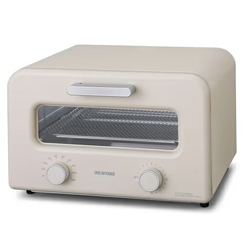 ■カーボンヒーター搭載 庫内最高設定温度280℃で高火力!スチームとアイリスオーヤマ社初採用のカーボンヒーターの遠赤外線により、パン表面をこんがり焼き上げるスチームカーボントースターです。分厚いトーストや、グラタンや冷凍食品も外をカリッと焼...