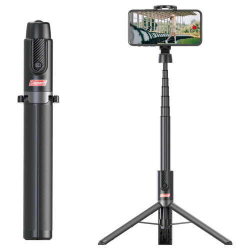 全高:約1310mmスタンド時）/　約1280mm（自撮り棒時） 縮長:約240mm グリップ径:32mm 段数:7段 質量:約270g 推奨積載質量:約200g 対応スマートフォン：幅 約56～80mm、厚み 約10mm以内 Blueto...