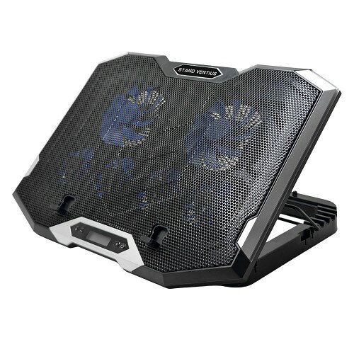 本体サイズ:約 410 × 296 × 40 mm 重量:約 1,056 g 耐荷重:5 kg まで 角度調整:7段階（閉じた状態を含む） FAN構成:2+4基（大型2基＋小型4基） FANサイズ:100×100×15 mm（大型） / 7...