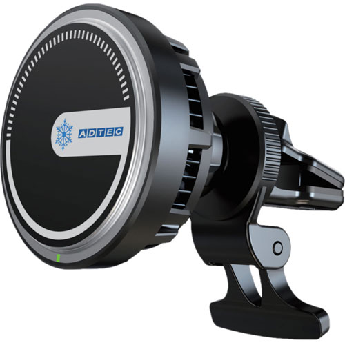 仕様:マグネット式ワイヤレス充電器 カラー:ブラック 入力端子:Type-C 12V/1.5A 又は 9V/2A 出力端子:ワイヤレス（Magsafe）/ 5W/7.5W/10W/15W（最大） 外形寸法:直径 65.2×D42.5mm 重...