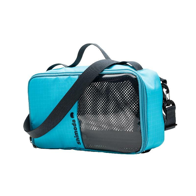 商品情報サイズ(約)W28.5×H14.5×D8cm重量(約)145g付属品ショルダーストラップshimoda シモダ アクセサリーケース ミディアム リバーブルー 520-094 収納物の確認がしやすいアクセサリーポーチ 小物ケースとして...