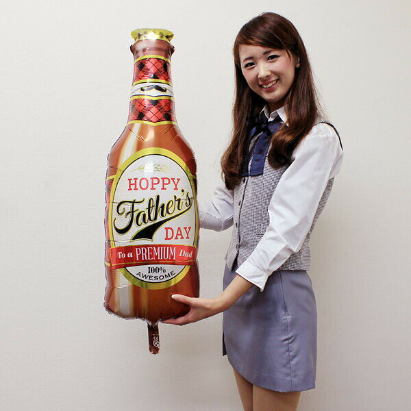 ■父の日装飾バルーン　ホッピーファーザーズデー●父の日の店舗装飾 【商品番号】 No.1036父の日装飾バルーン　ホッピーファーザーズデー 【内容】父の日を演出する風船、装飾品です。 【大きさ】91cm 【容量】26リットル