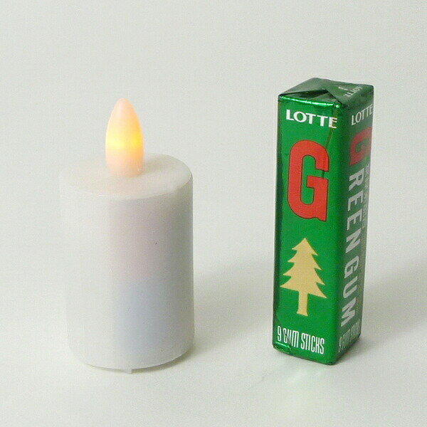 ■工作用ランプ　ゆらぎ灯●組立・製作 【商品番号】 No.2774工作用ランプ　ゆらぎ灯 【大きさ】本体/直径3.6cm×7.5cm　炎部分/2.4cm 【素材】プラスチック 【備考】単4電池2本付ねんどのランプシェード