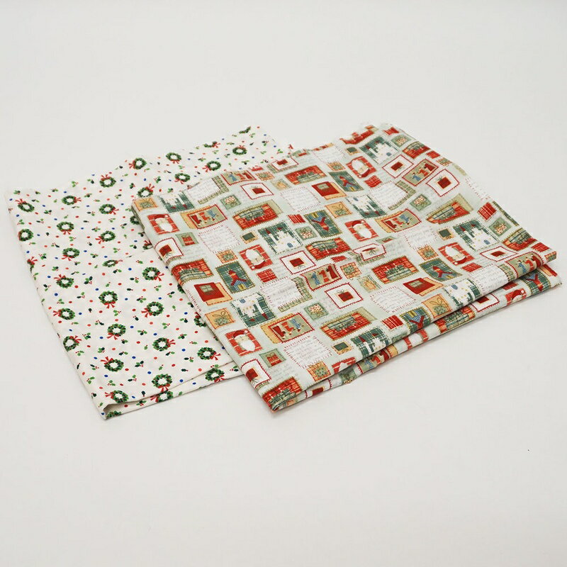 クリスマス柄カットクロス（50×110cm）　2枚セット 【商品番号】No.25680 【商品説明】クリスマスオーナメントやリース作りなどいろいろ使えるかわいいカットクロスです。クリスマスパーティやイベントなどにもぴったりです。 【サイズ】...