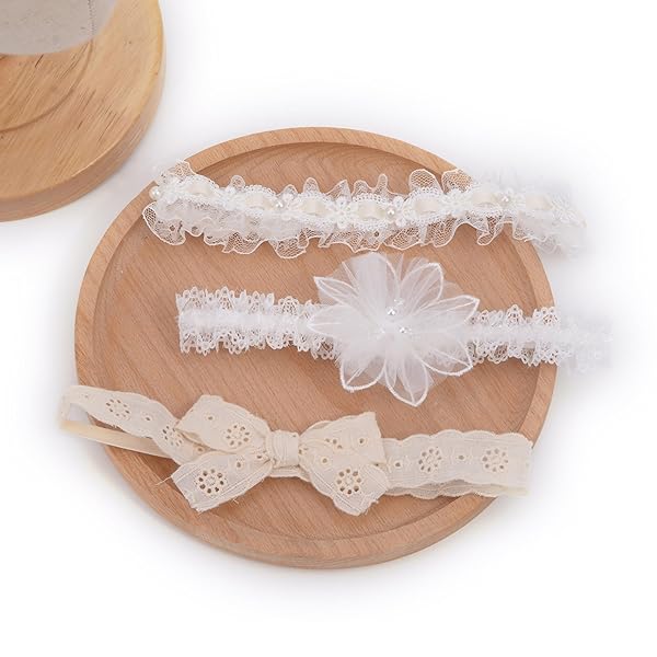 ベビー ヘアバンド 赤ちゃん キッズ 新生児 子供 おしゃれ かわいい 女の子 リボン アクセ 3点セット 痛くない セット 髪飾り 出産祝い ニューボーンフォト アイテム お食い初めブランド色Bモデル商品説明【商品概要】セット内容：3点セ...