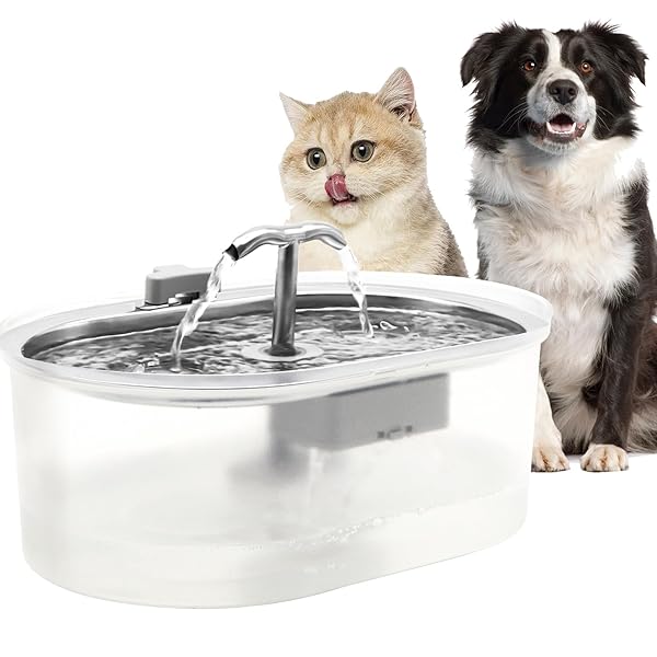 猫 水飲み器 3.5 L大容量自動給水器 見える水位線給水器 猫用自動給水器 多頭飼いに最適 静音 蛇口式設計 お手入れ簡単 設置簡単ブランド色透明モデル3.5L-猫水飲み器商品説明【商品概要】【304ステンレストレイ】食品グレードの304...