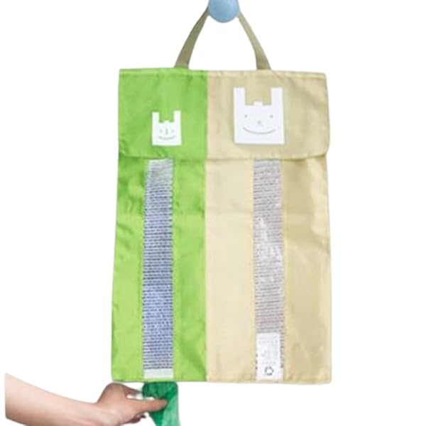 プラスチックバッグホルダー レジ袋ストッカー ゴミ袋ストッカー ゴミ袋収納 プラスチックバッグホルダー レジ袋 袋 収納 キッチン収納 サッと取り出せ便利 グリーンブランド色グリーンモデル98826309商品説明【商品概要】壁掛け収納袋;サ...
