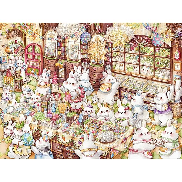 ピントー 1200ピース プラ製ジグソーパズル【Pei+Pei Studio＿パズルパーティー】(45X59cm)大人向け難しい 破片なし カチっとハマる[H3763]ブランド色Pei+Pei Studio＿パズルパーティーモデル商品説明【...