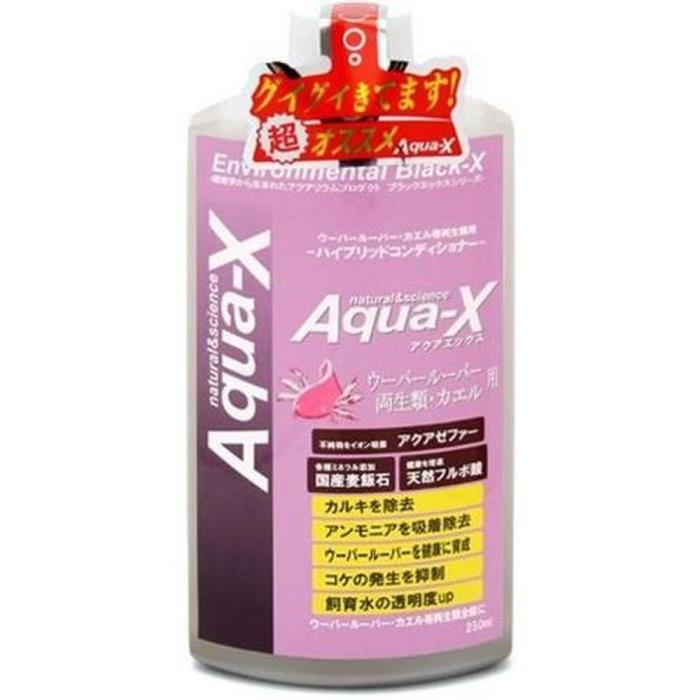 【商品説明】ウーパーに適した飼育水を簡単に作ります。アンモニアをイオン吸着除去し水換えの回数を少なく出来ます　【原材料】水・アクアゼファー・フルボ酸・麦飯石