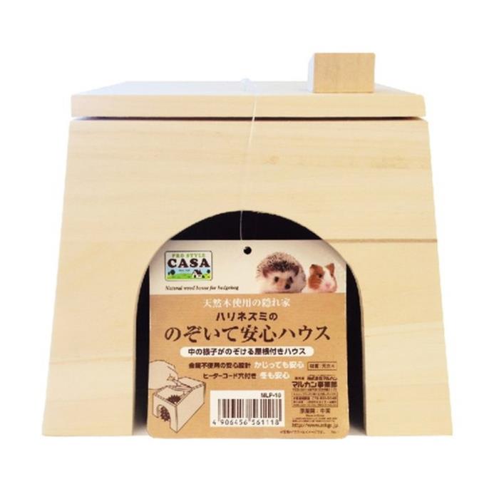 【商品説明】天然木使用の隠れ家。中の様子が覗ける屋根付きハウス　【原材料】天然木