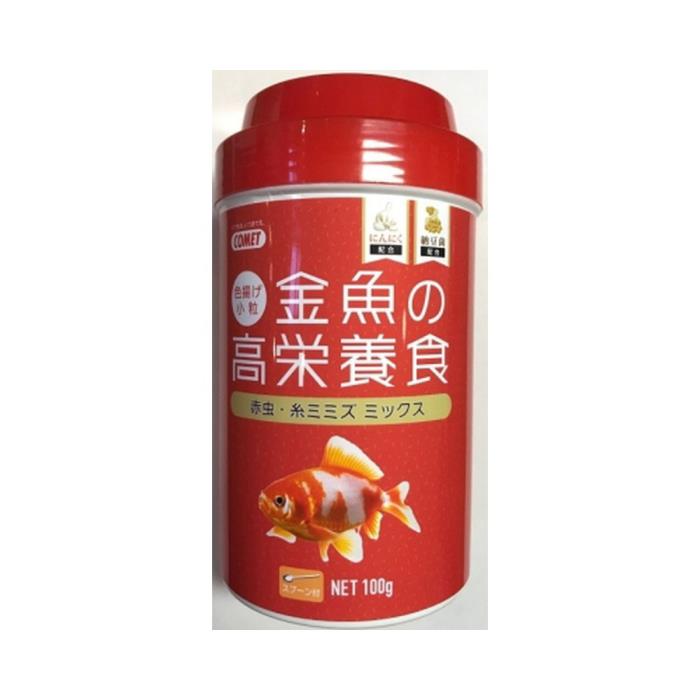【商品説明】納豆菌・乳酸菌・酵母菌の3つの善玉菌とにんにくパウダーを添加しました。　顆粒状の主食と赤虫、糸ミミズを最適な配分でミックスし、さらにスピルリナ配合で色揚げ効果有り。【原材料】フィッシュミール、大豆ミール、小麦粉、小麦胚芽、オキア...