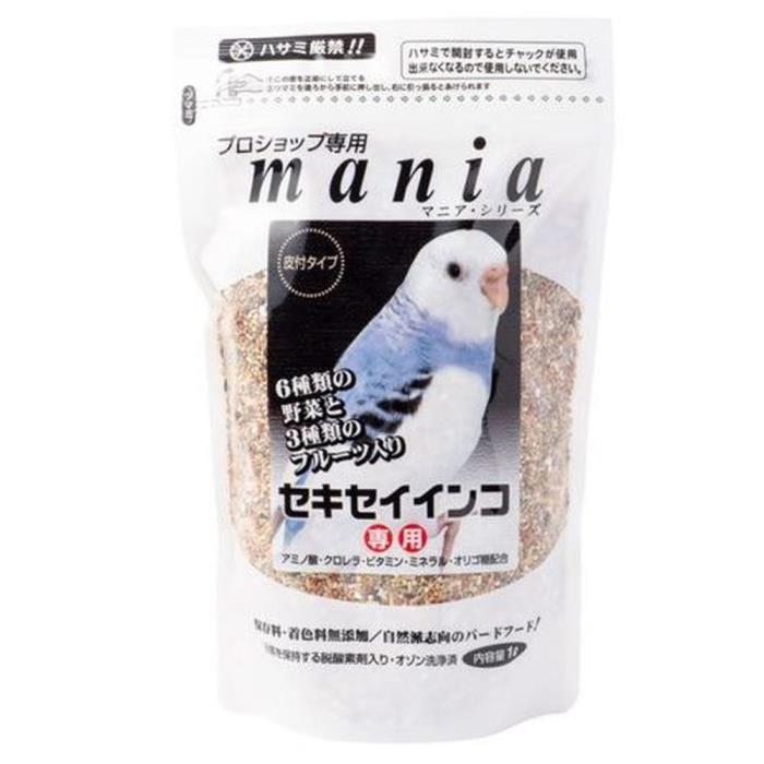 【商品説明】セキセイインコ専用。アミノ酸、クロレラ、ビタミン、ミネラル、オリゴ糖配合で、小鳥の健康を維持、増進。　【原材料】ヒエ、ムキオート麦、シード、赤キビ、キビ、ヒマワリの種小粒、アワ、サフラワー、麻の実、ソバの実、ニガシード、エン麦、...