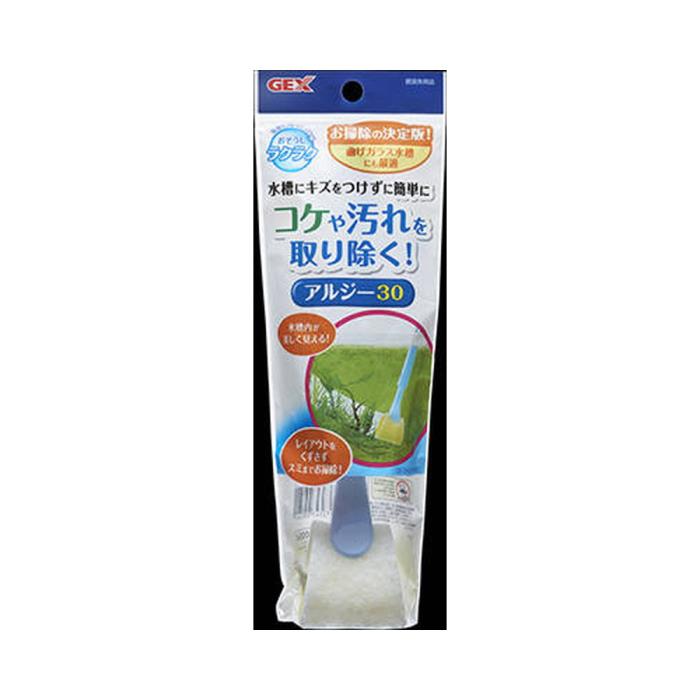 【商品説明】水槽にキズをつけずに簡単にコケや汚れを取り除く。曲げガラス水槽にも最適　【原材料】ポリプロピレン、ポリウレタンフォーム、ポリエステル不織布