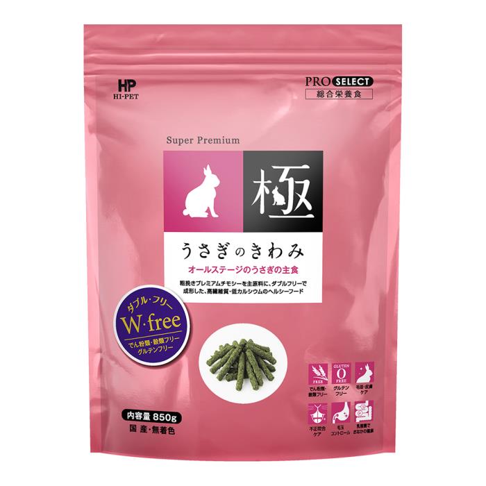 【商品説明】でんぷん類・穀類フリー、グルテンフリーのダブルフリー成形。　グルテンフリーオールステージの主食ペレットで迷ったら【原材料】牧草（チモシー、アルファルファ）、豆類（きなこ、おから、脱脂大豆）、野菜類（にんじん、小松菜）、糟糠類、ア...
