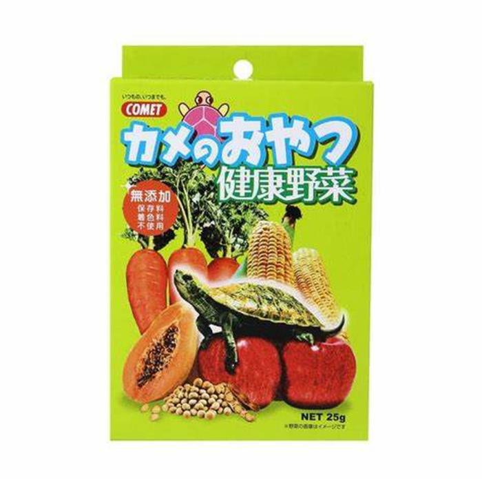 【商品説明】リンゴ、パパイヤ、にんじん、とうもろこし、豆腐をフリーズドライにしました。　カメの健康のために大切な野菜等を厳選ミックス【原材料】ニンジン、トウモロコシ、豆腐、パパイヤ、リンゴ